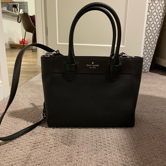 kate spade | Bags | Kate Spade Madison Saffiano Leather Medium Satchel Black | Poshmark